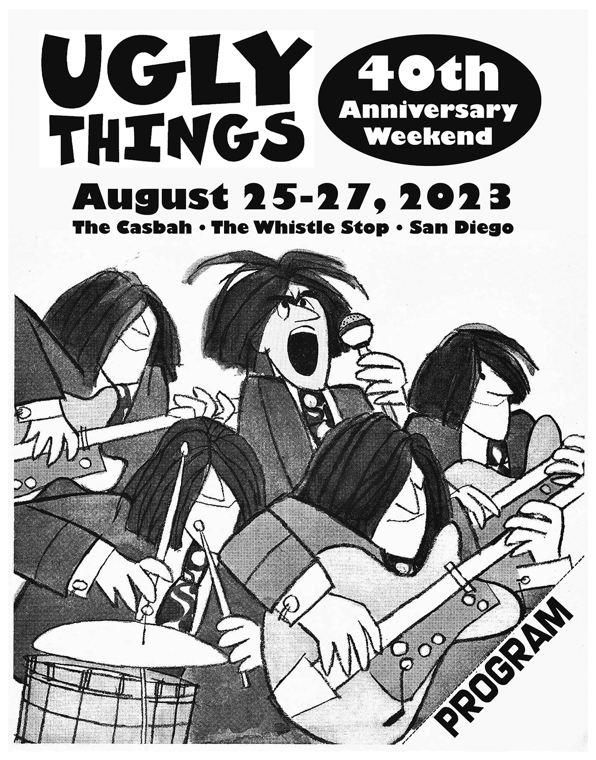 UGLY THINGS 40th Anniversary Souvenir Program